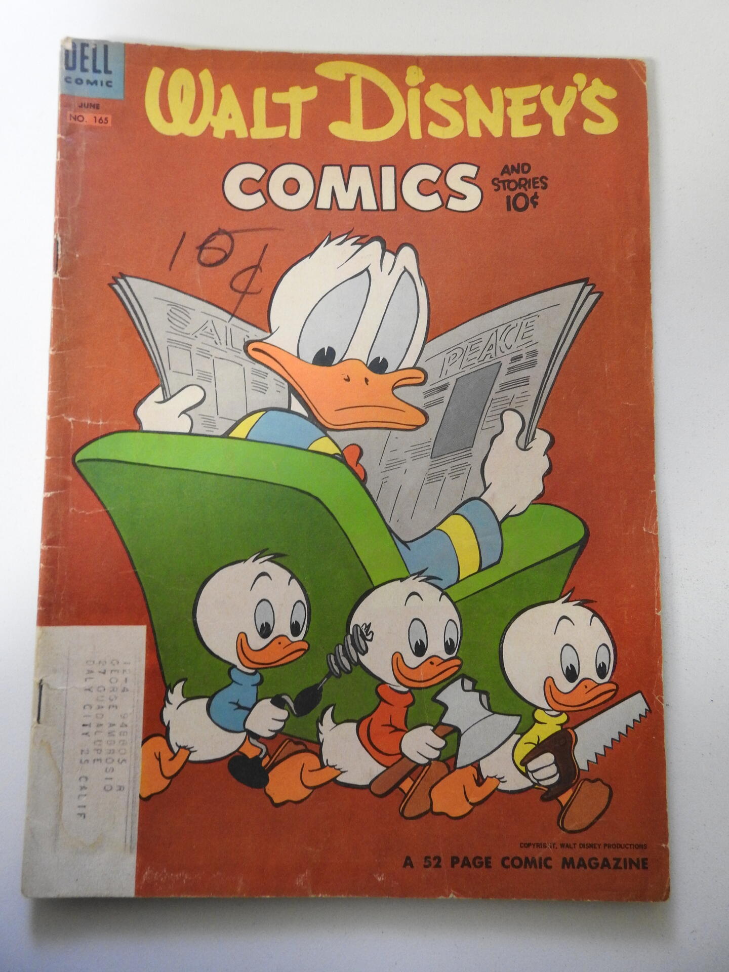 Walt Disney's Comics & Stories #165 (1954) | Comic Books - Golden Age ...