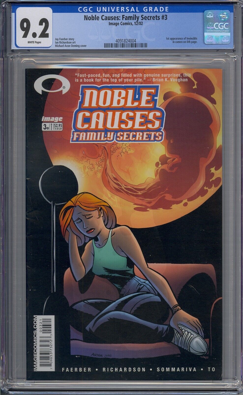 Noble Causes: Family Secrets #3 CGC 9.2 1st Invincible Cameo | Comic ...