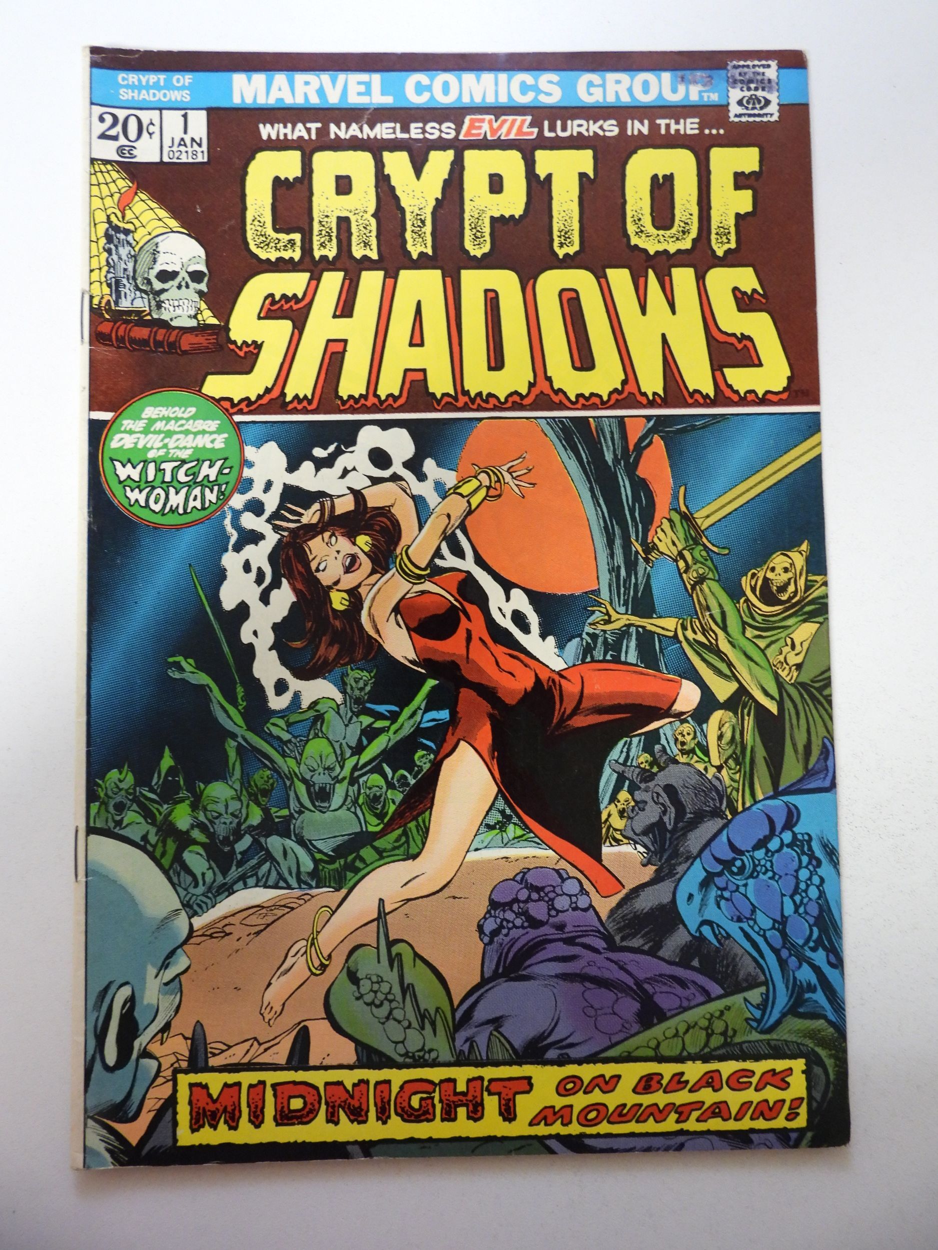 Crypt of Shadows #1 (1973) FN+ Condition | Comic Books - Bronze Age ...