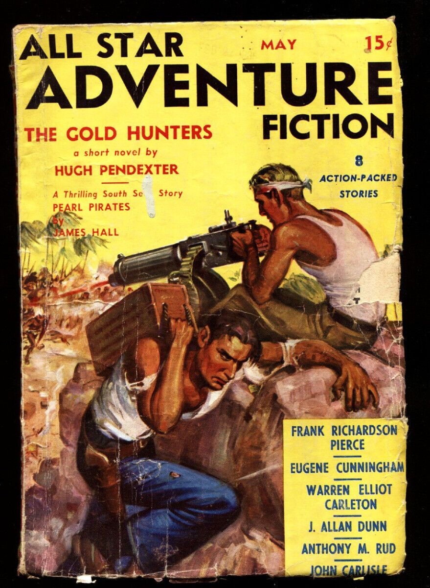 PULP: All Star Adventure Fiction #5 May 1936-Pulp stories-J.W. Scott ...
