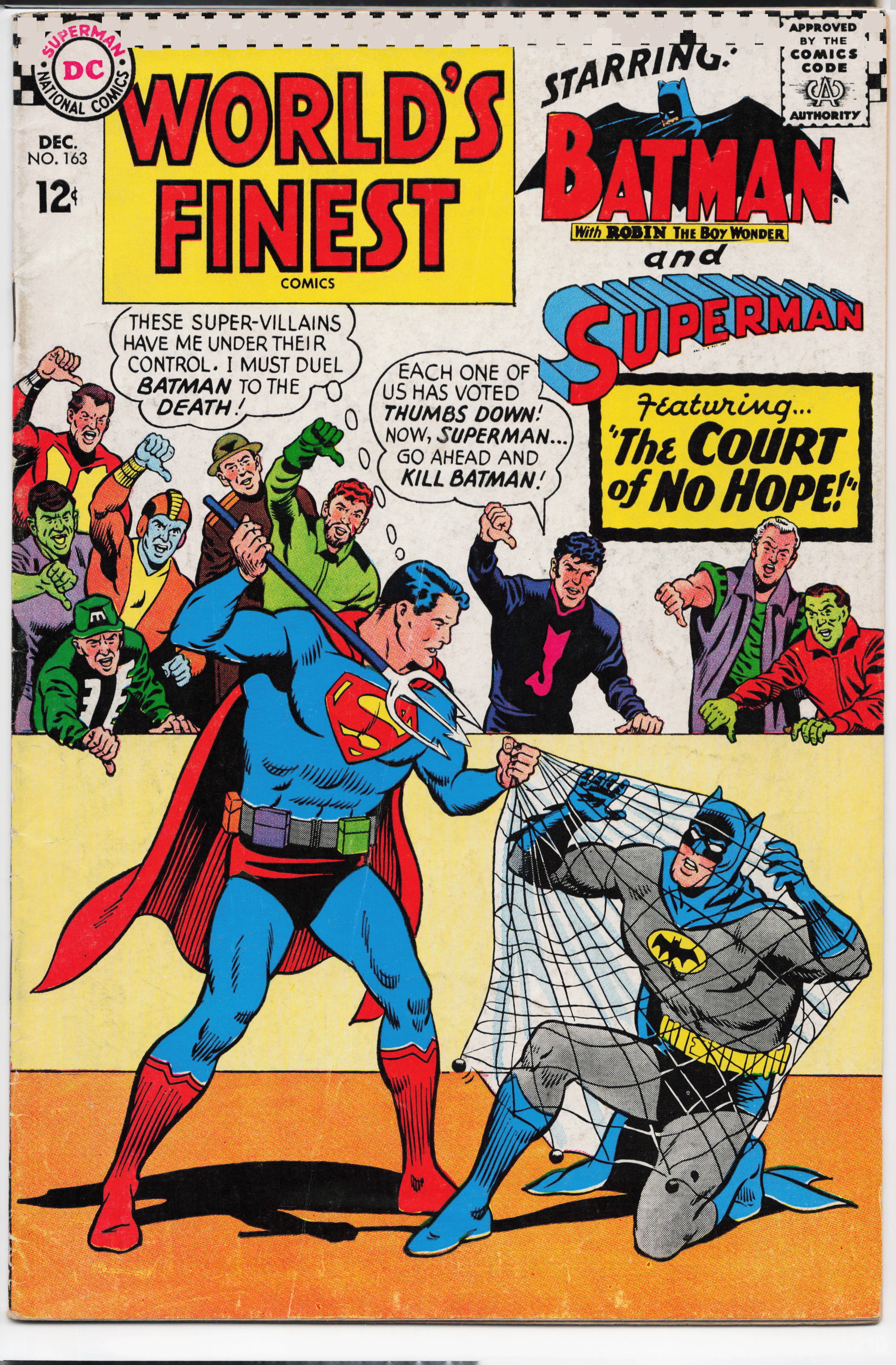 World's Finest Comics #163 (1966) Superman and Batman and Robin | Comic ...