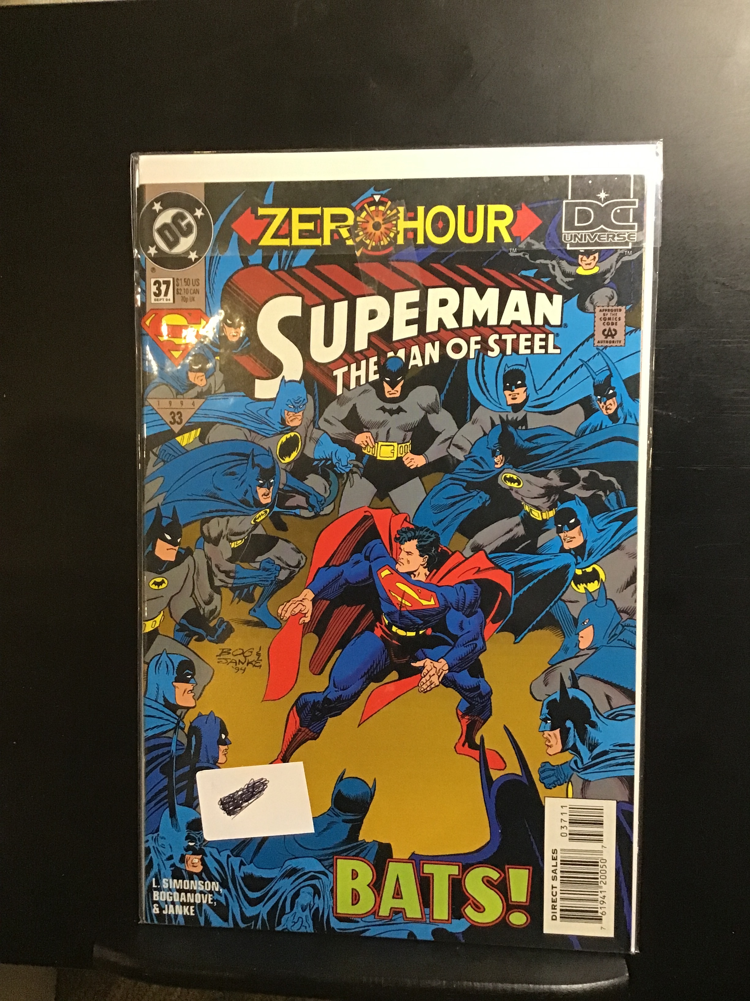 Superman: The Man of Steel #37 DC Universe UPC Variant (1994) | Comic ...