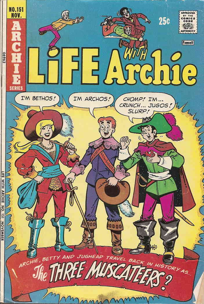 Life with Archie #151 VG ; Archie | low grade comic November 1974 Three ...