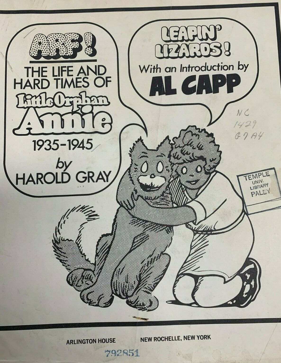 Arf! The Life & Hard Times of Little Orphan Annie - 1935-1945 by Harold ...