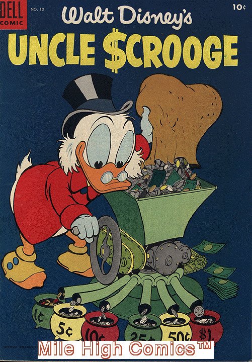 UNCLE SCROOGE (1952 Series) (DELL) #10 Good Comics Book | Comic Books ...