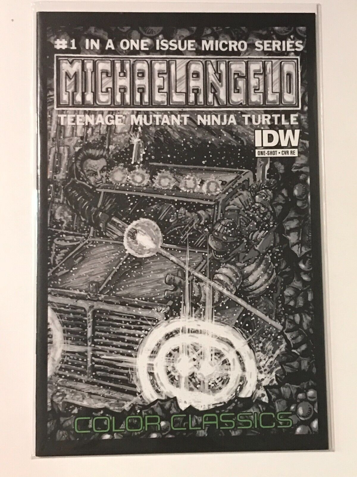 Teenage Mutant Ninja Turtles -Michaelangelo #1 Color Classics Jetpack ...