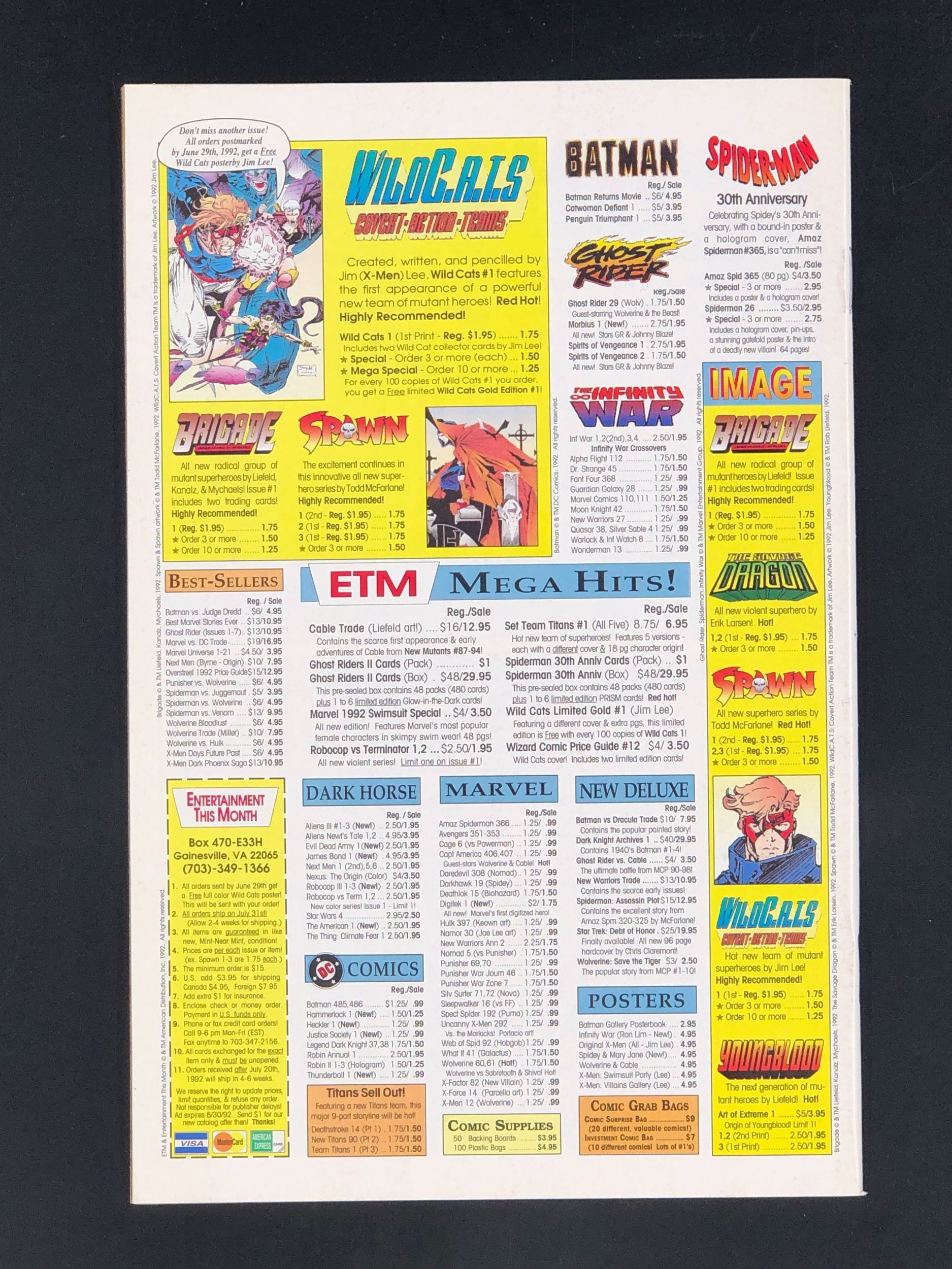 Spawn #1 (1992) VF+ 1st App of Spawn (Al Simmons) Todd McFarlane ...