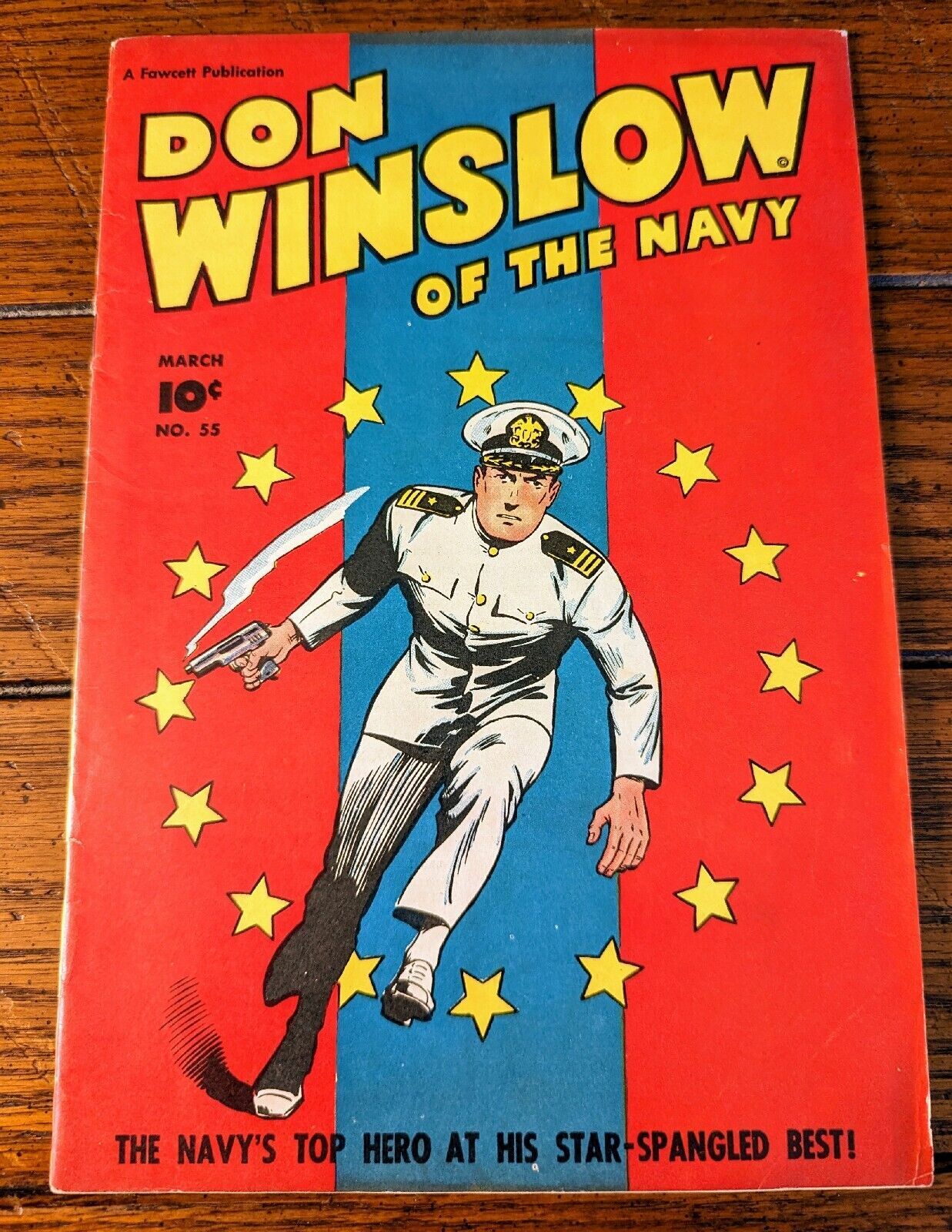 Don Winslow of the Navy #55 1948 Golden Age War Comic Fawcett Comics | Comic Books - Golden Age ...