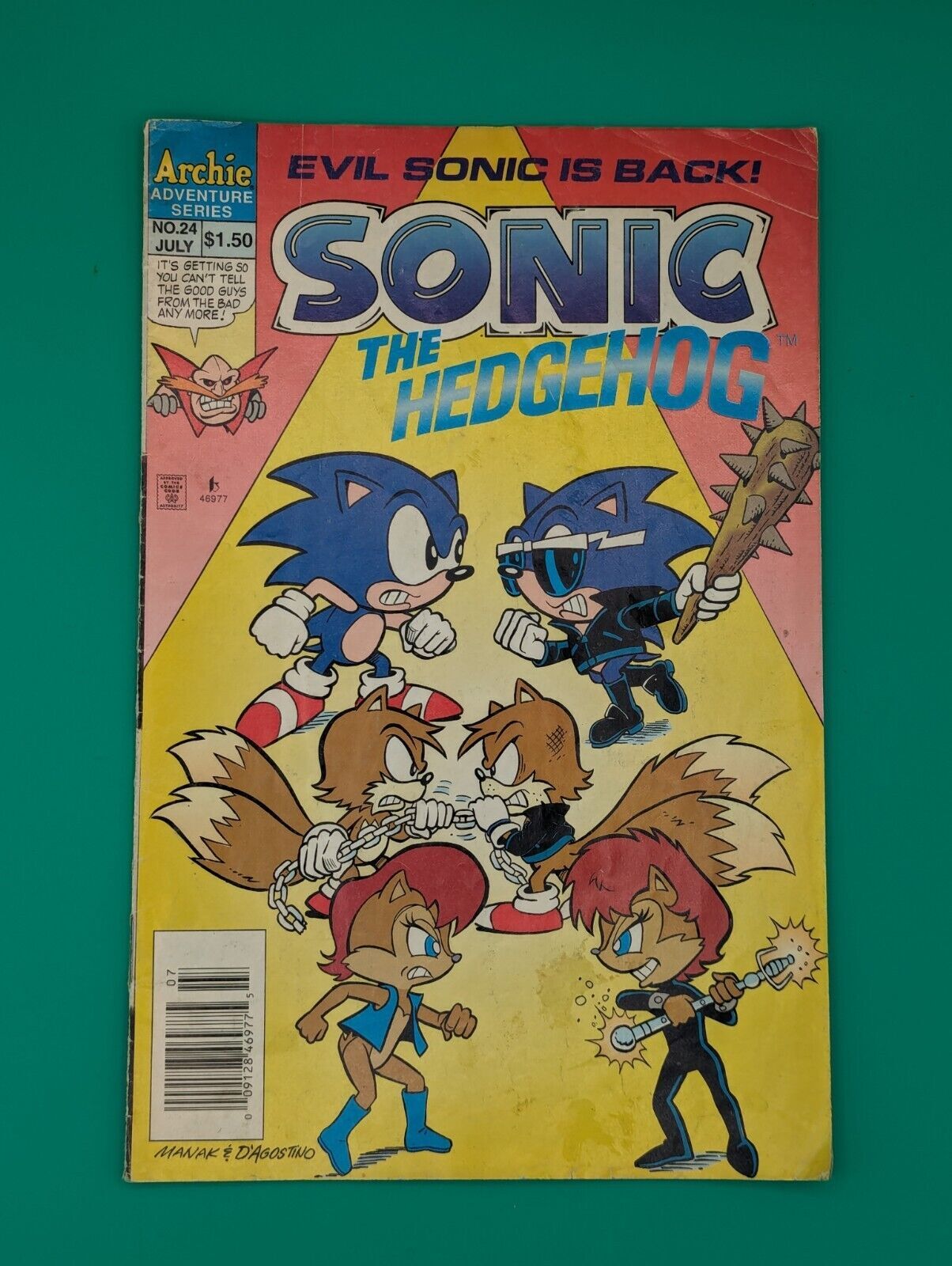 Sonic The Hedgehog #24 Archie Comics: Evil Sonic Is Back! | Comic Books ...