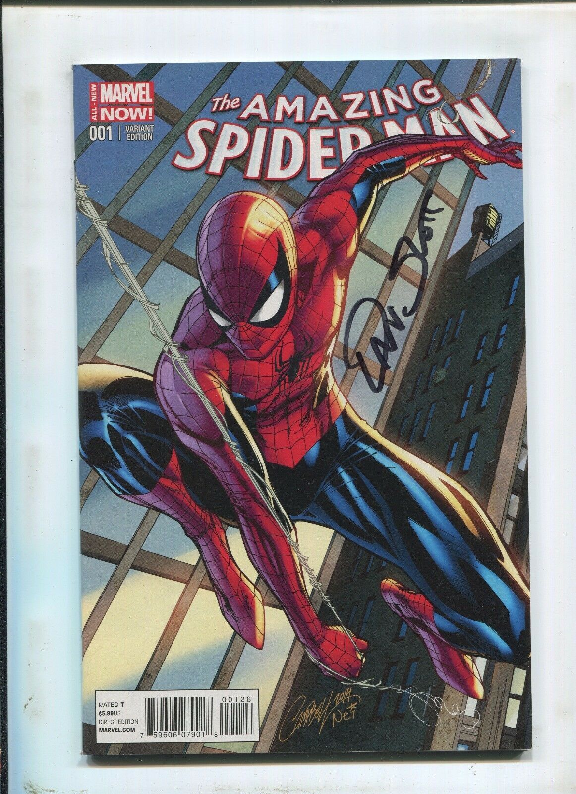 The Amazing Spider-Man #1 (9.2) J Scott Campbell Cover-Signed by DAN ...