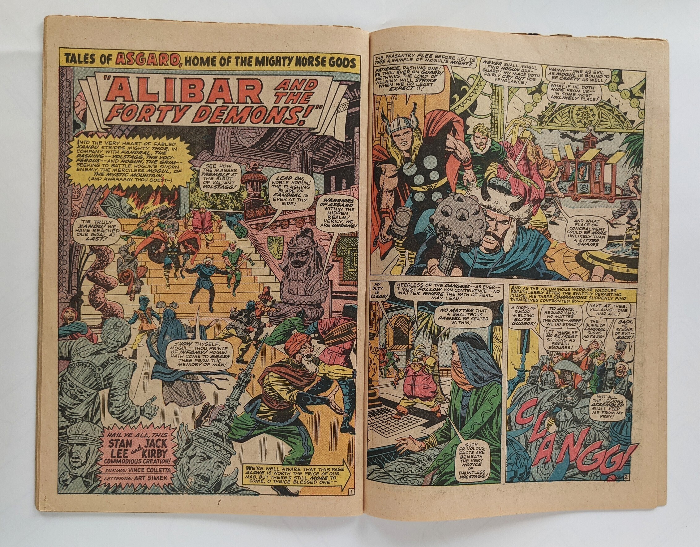 Thor #141 (1967) GD/VG MISSING CUT-OUT one panel on story page 9 ...