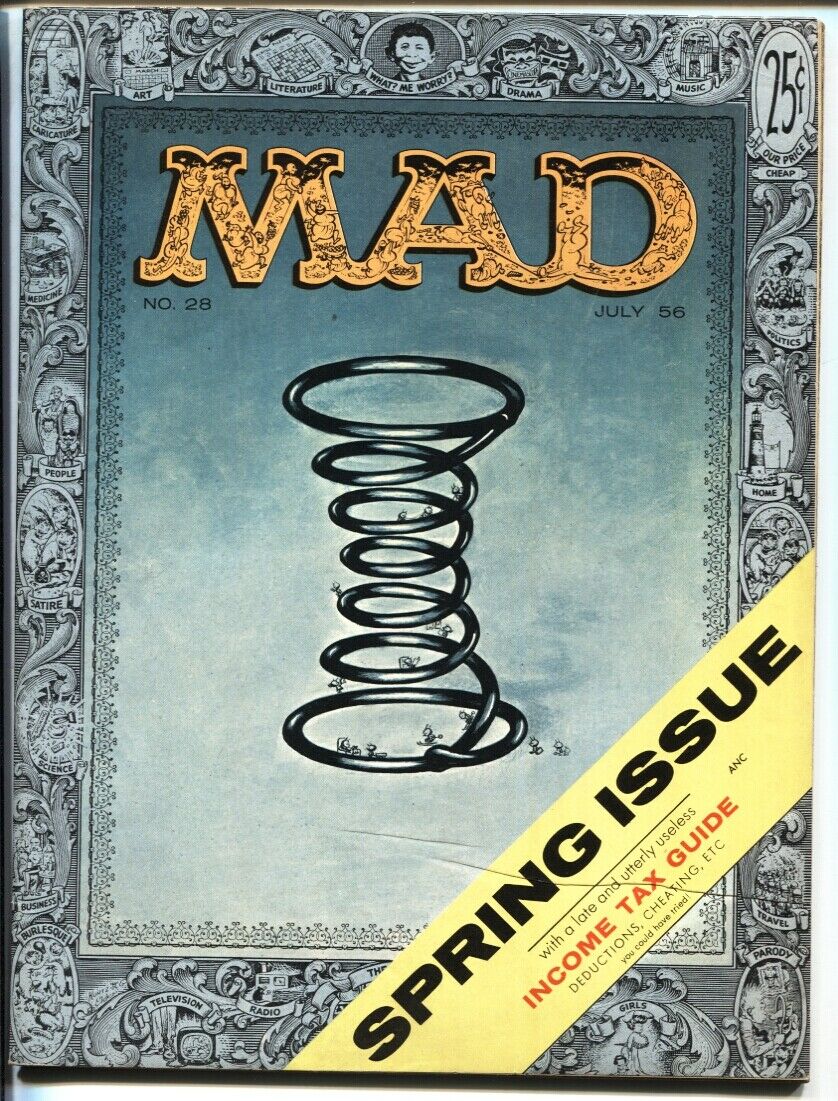 MAD Magazine #28 1956-Ec Comics-Jack Davis-Wally Wood FN+ | Comic ...