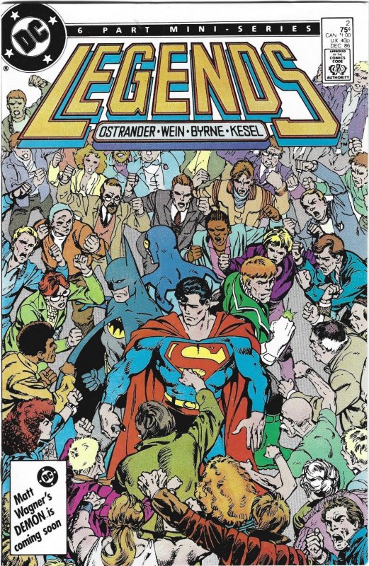 Legends #1 through 6 (1986) Complete | Full Runs & Sets, DC Comics ...