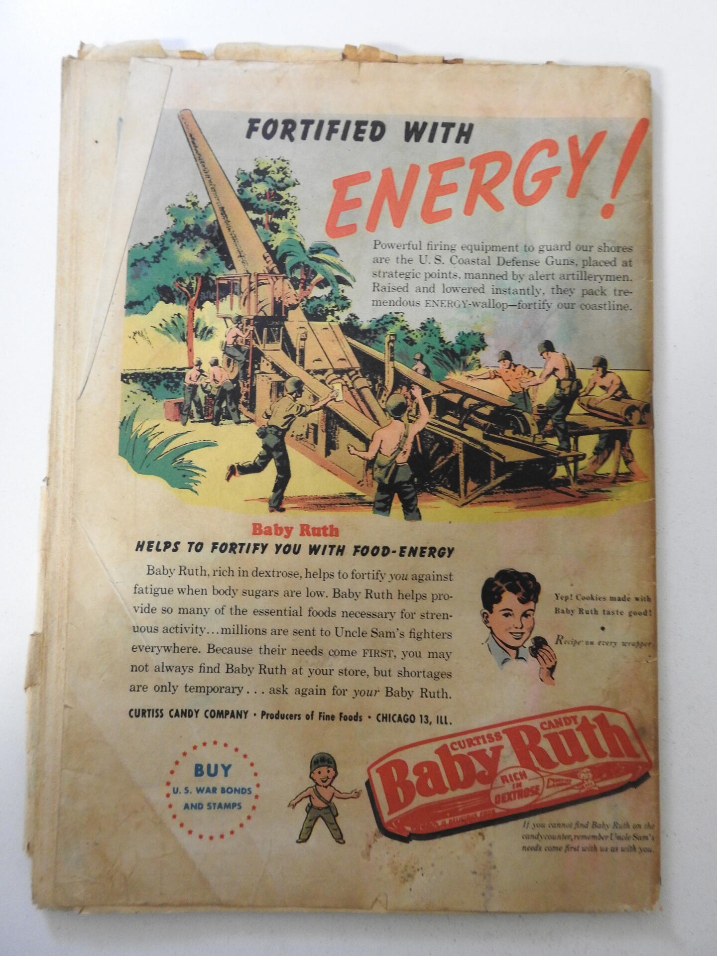 Master Comics #54 (1944) FR/GD Condition multiple wraps detached, rusty ...