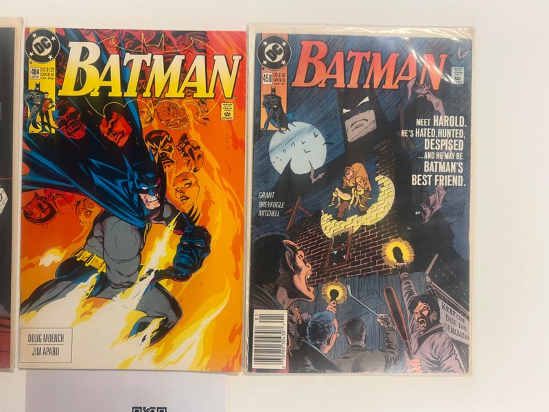 3 Batman DC Comic Books # 458 485 487 Superman Wonder Woman Robin Flash ...
