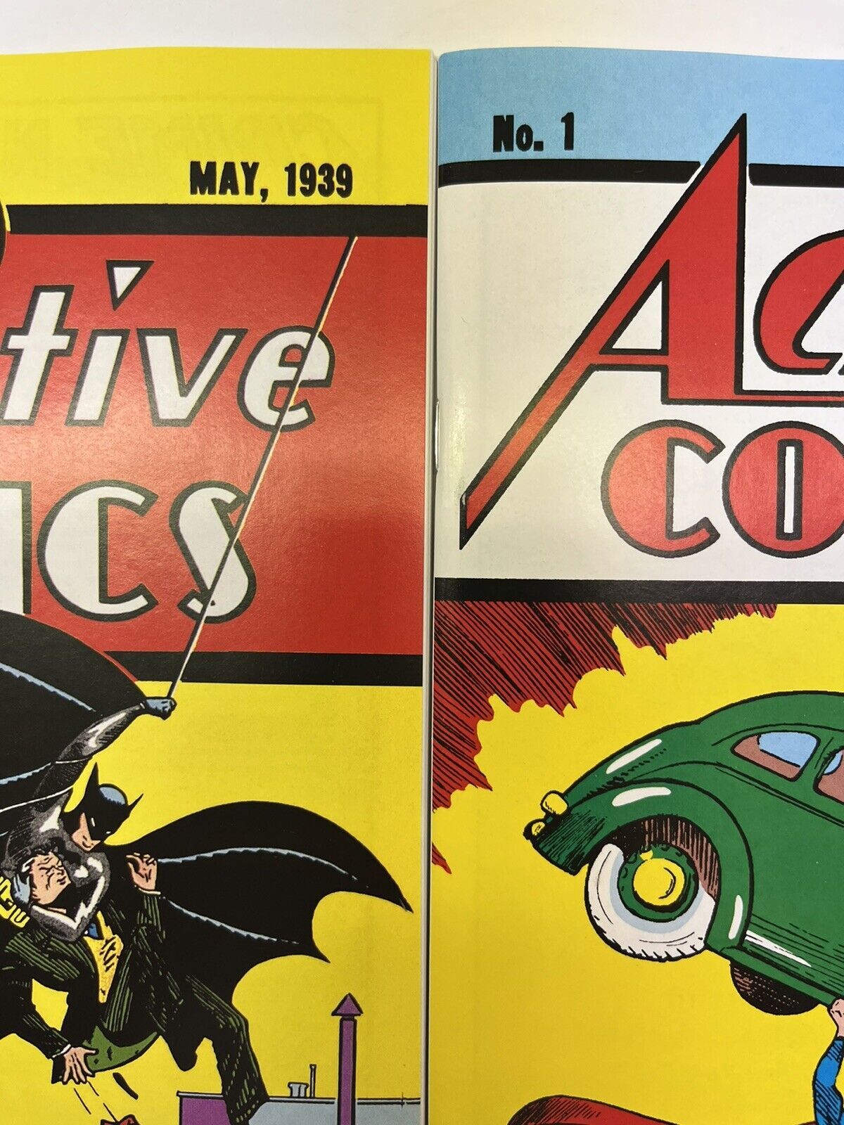DC FACSIMILE 2022 SET - DETECTIVE #27 1ST Batman + ACTION COMICS #1 1st ...