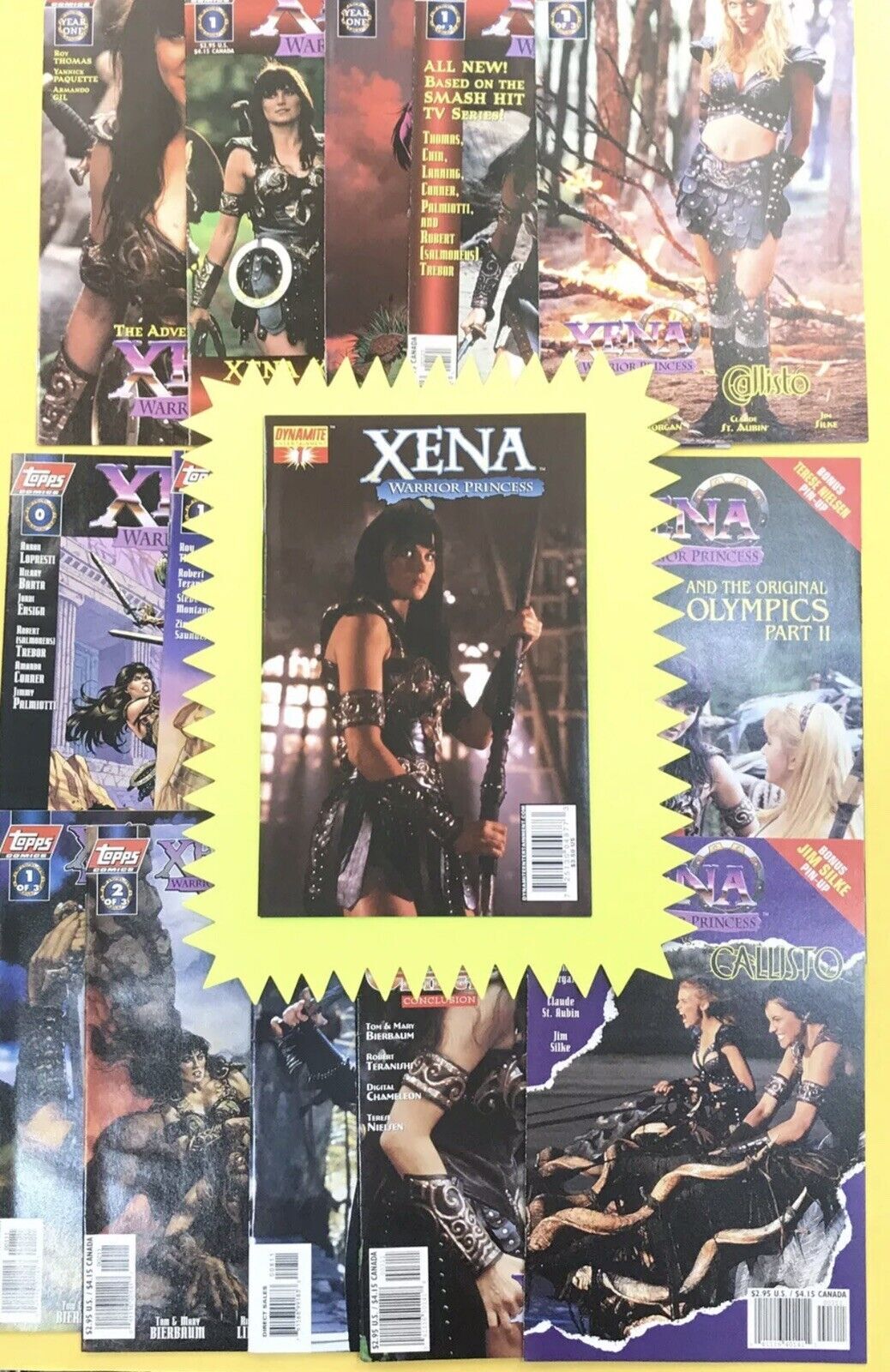 Xena Warrior Princess, Topps, Dk Horse, Dynamite Comic Book (Huge Lot ...