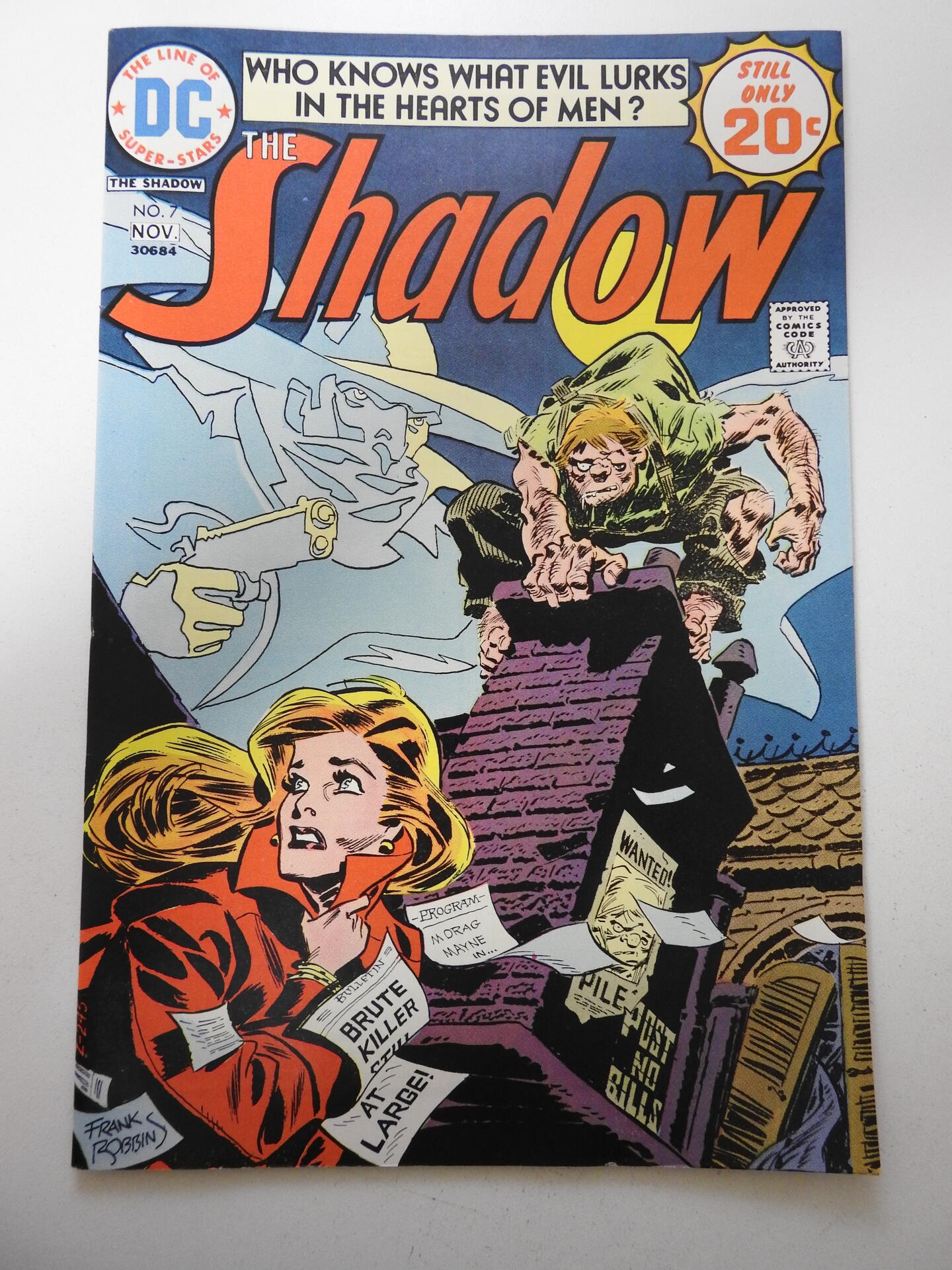 The Shadow #7 (1974) | Comic Books - Bronze Age, DC Comics, Shadow ...