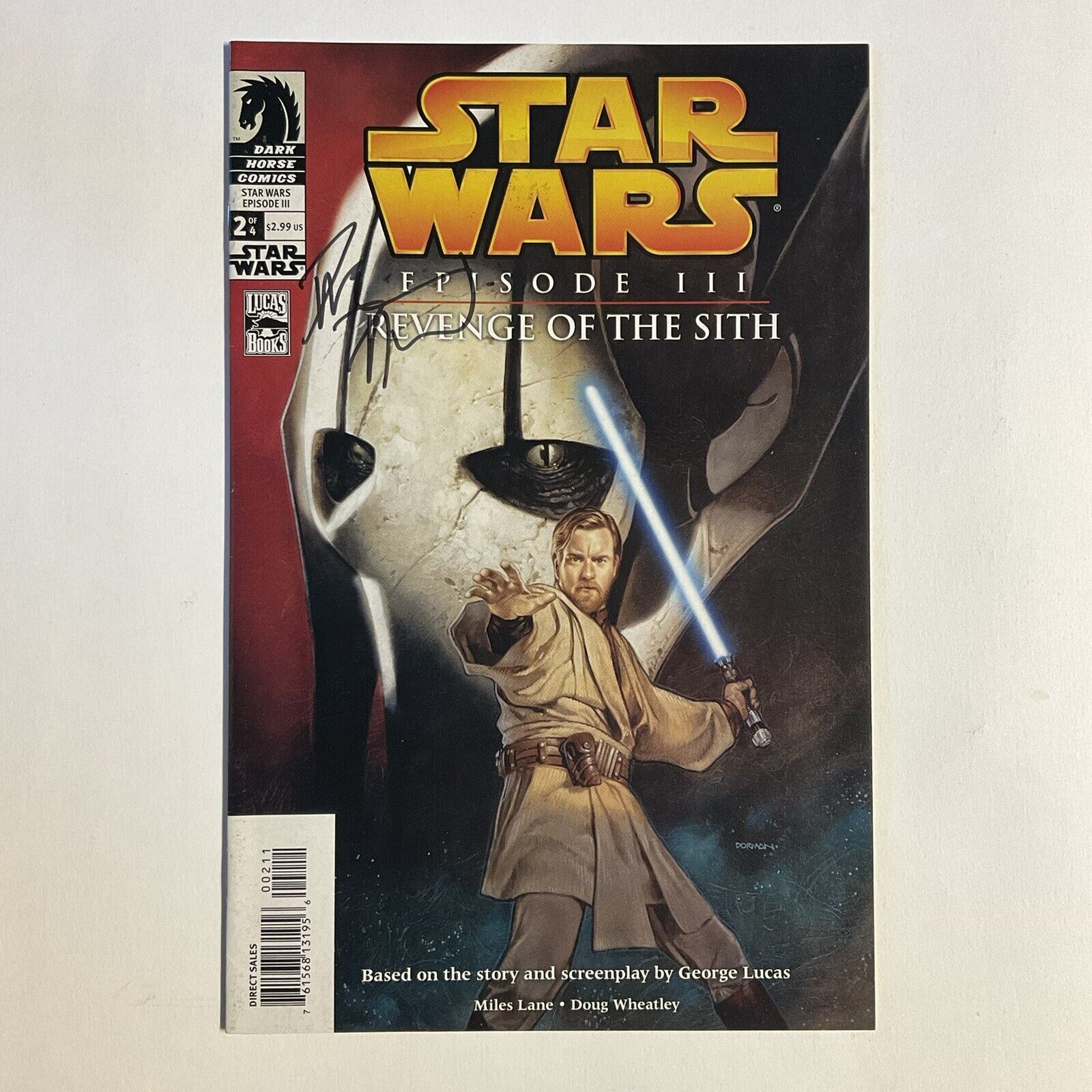 Star Wars Episode III Revenge of the Sith 2 Dark Horse NM Signed Dave ...
