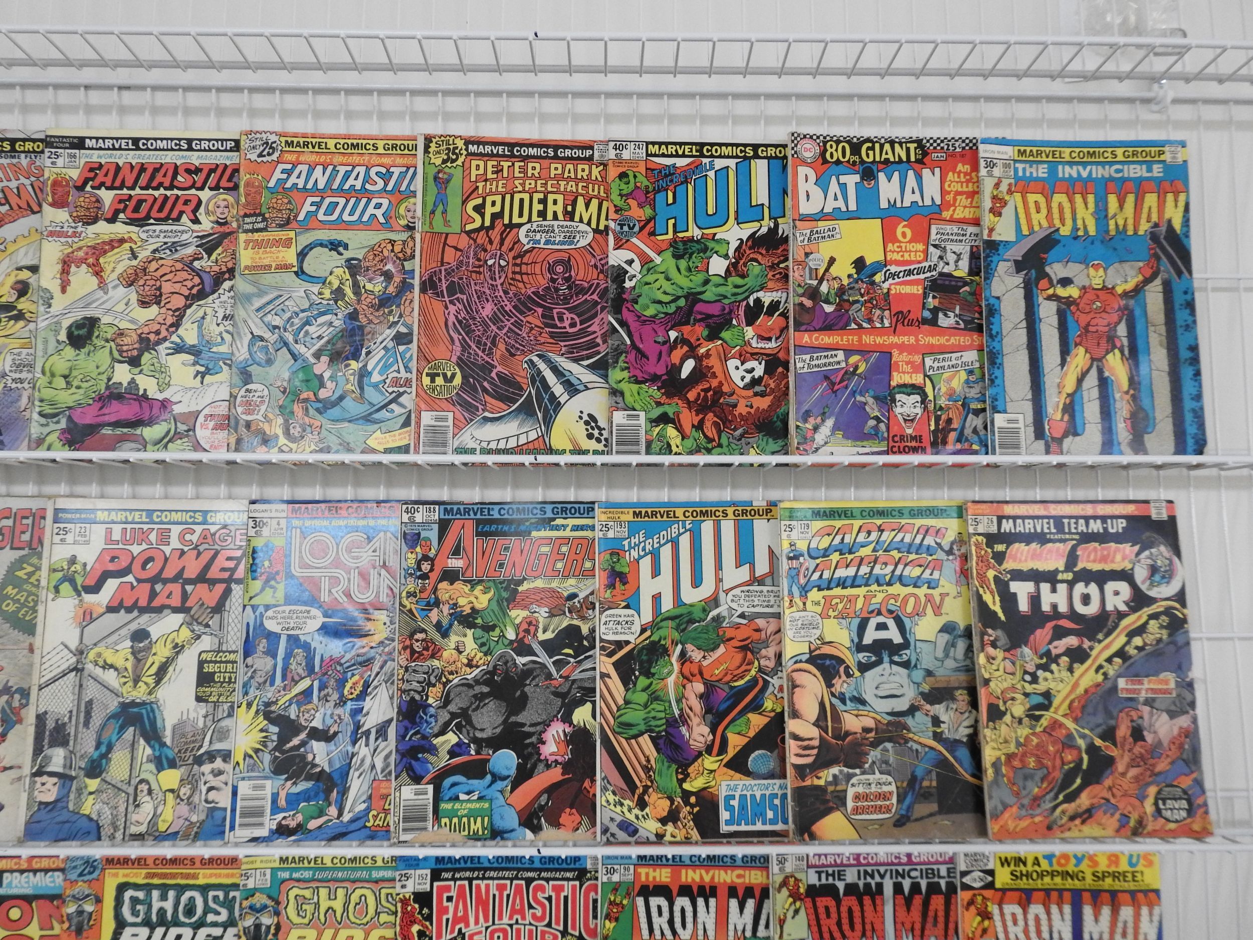 Lot of 51 Low Grade Comics W/ Iron Man, Hulk, Fantastic Four, +More ...