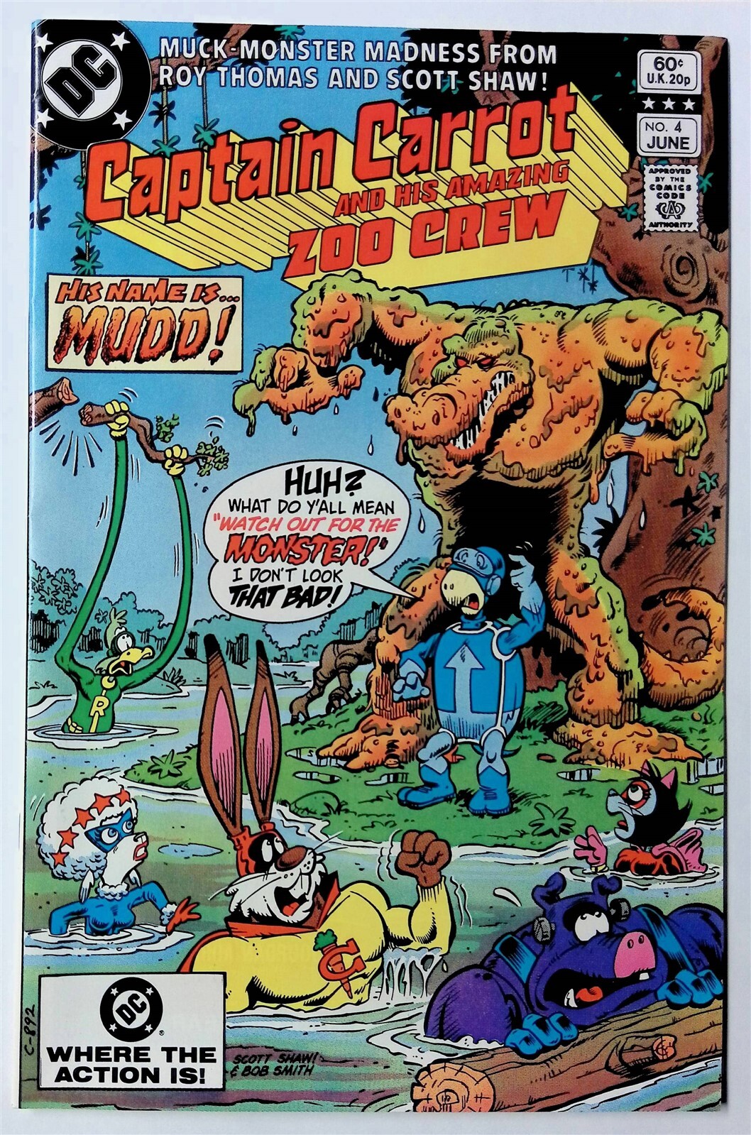 Captain Carrot and His Amazing Zoo Crew #4 (June 1982, DC) FN+ | Comic ...
