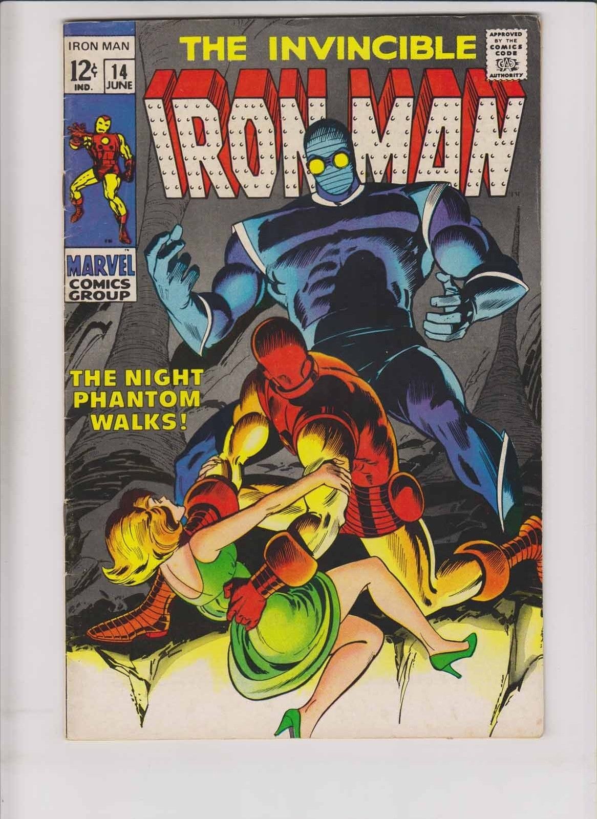 Iron Man [1969 Marvel] #14 FN 1st appearance of night phantom - archie ...