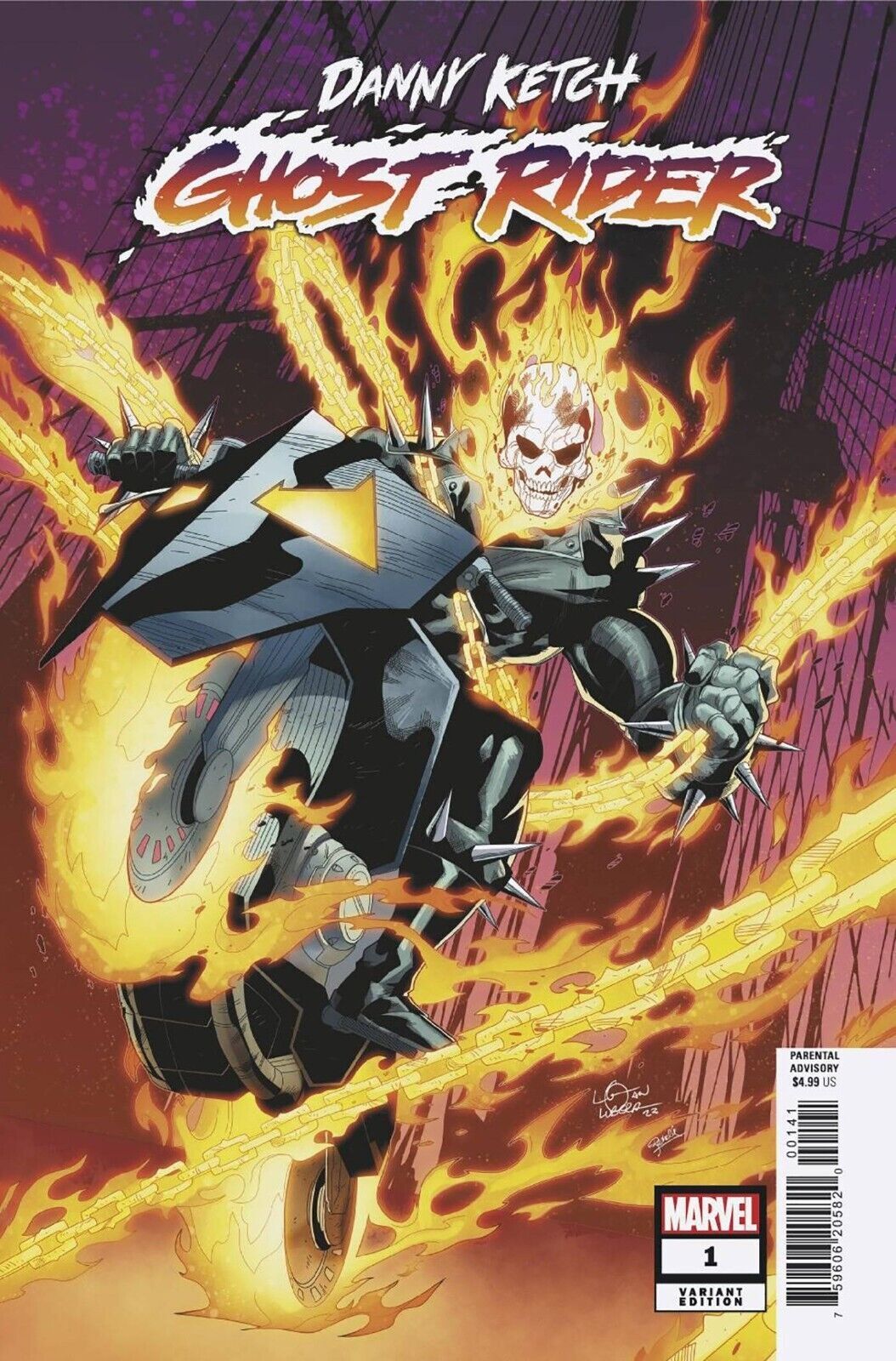 Danny Ketch Ghost Rider # 1 Lubera Variant Cover NM Marvel 2023 Ships ...