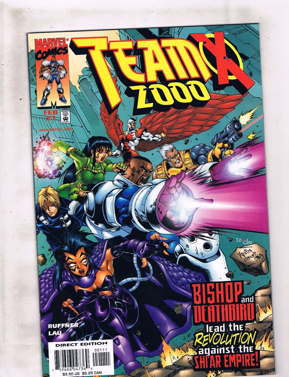 7 Marvel X-Men Comics Onslaught 1 (2) Team X 2000 1 + Annuals 97' 98 ...