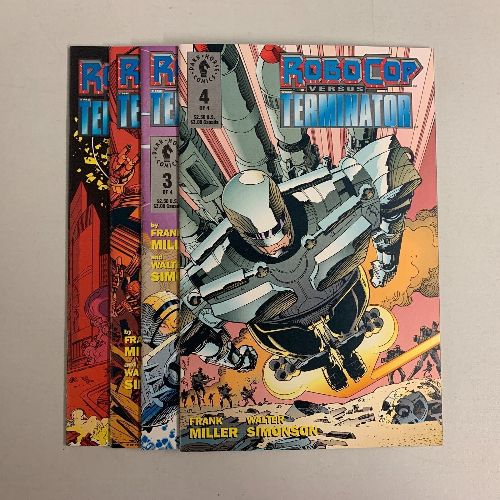 RoboCop Versus Terminator #1-4 Set (Dark Horse 1992) 1 2 3 4 Frank ...