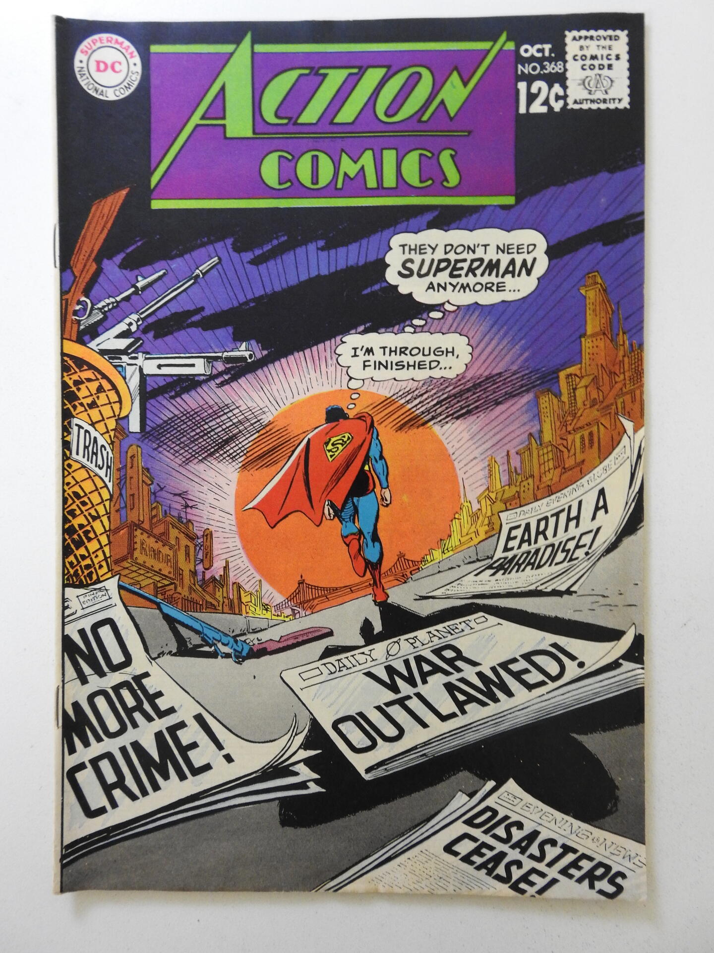 Action Comics #368 (1968) Beautiful VF- Condition! | Comic Books ...