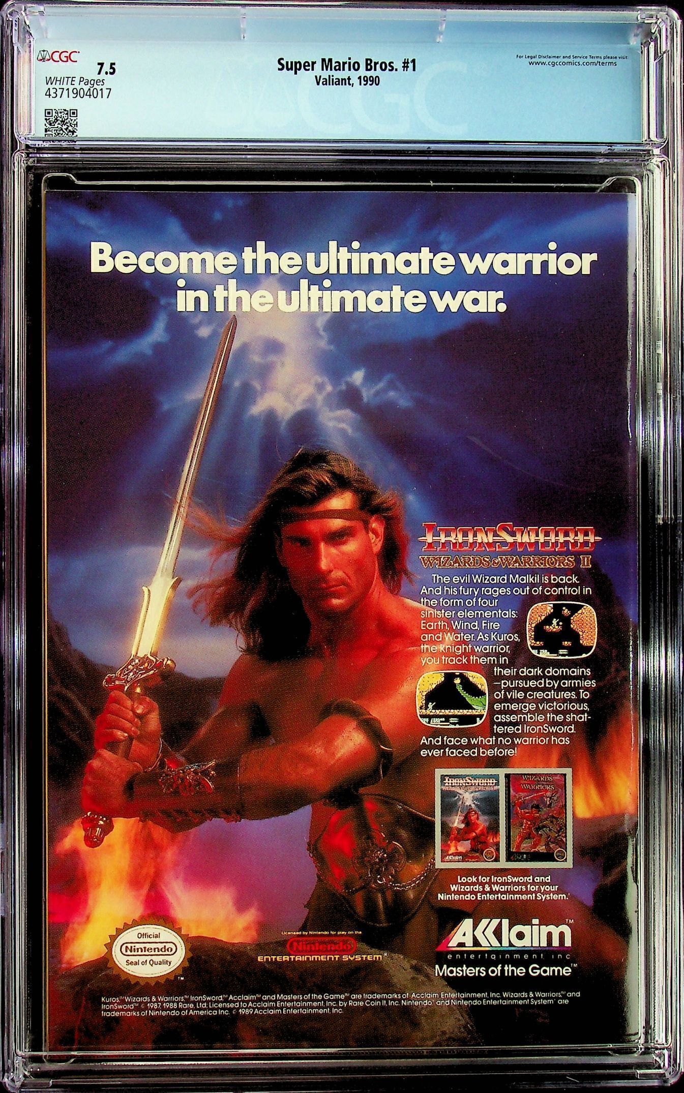 Super Mario Bros #1 (1990) - CGC 7.5 - Cert#4371904017 | Comic Books ...