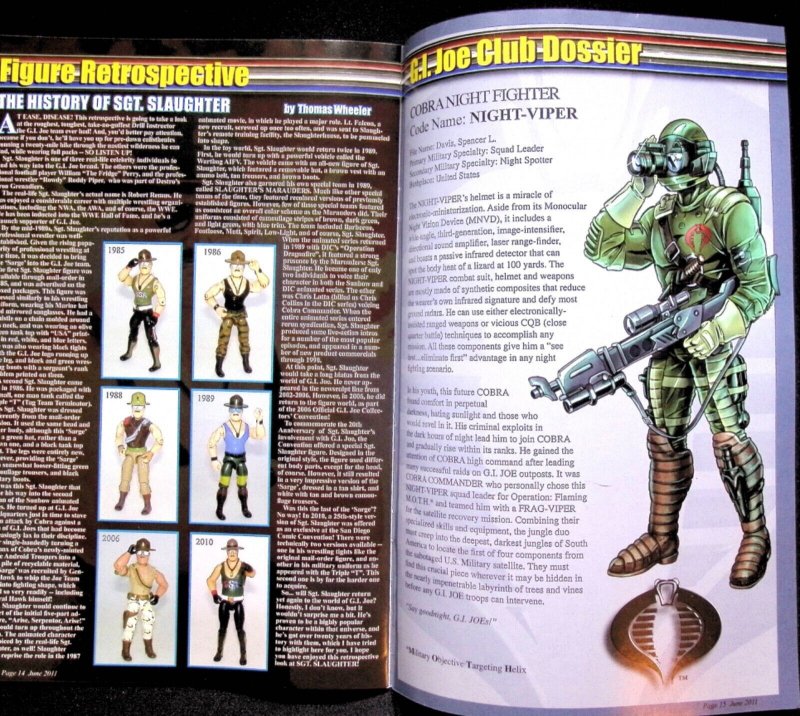 GI JOE COLLECTORS CLUB Magazine/Comic — June 2011 Issue Fun ...