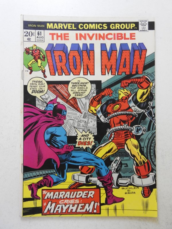 Iron Man #61 (1973) FN Condition! 1/4 in tear bc | Comic Books - Bronze ...