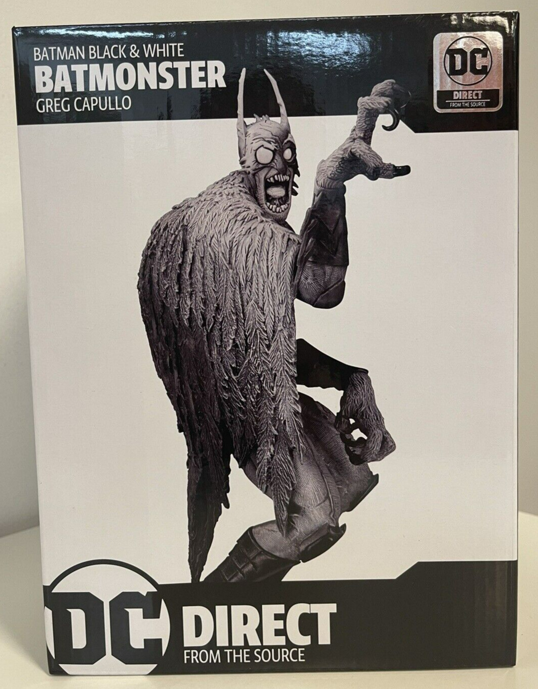 DC Direct Batman Black & White Batmonster Statue Based on Art By Greg ...