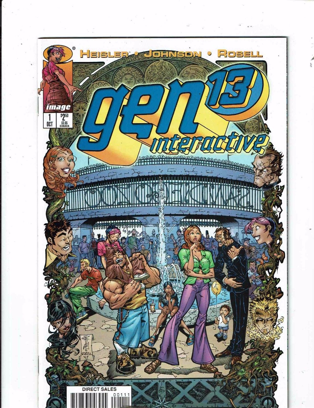 Lot Of 8 Gen 13 Image Comic Books # 1 2 3 Interactive Wired 1 3D 1 + 3 ...