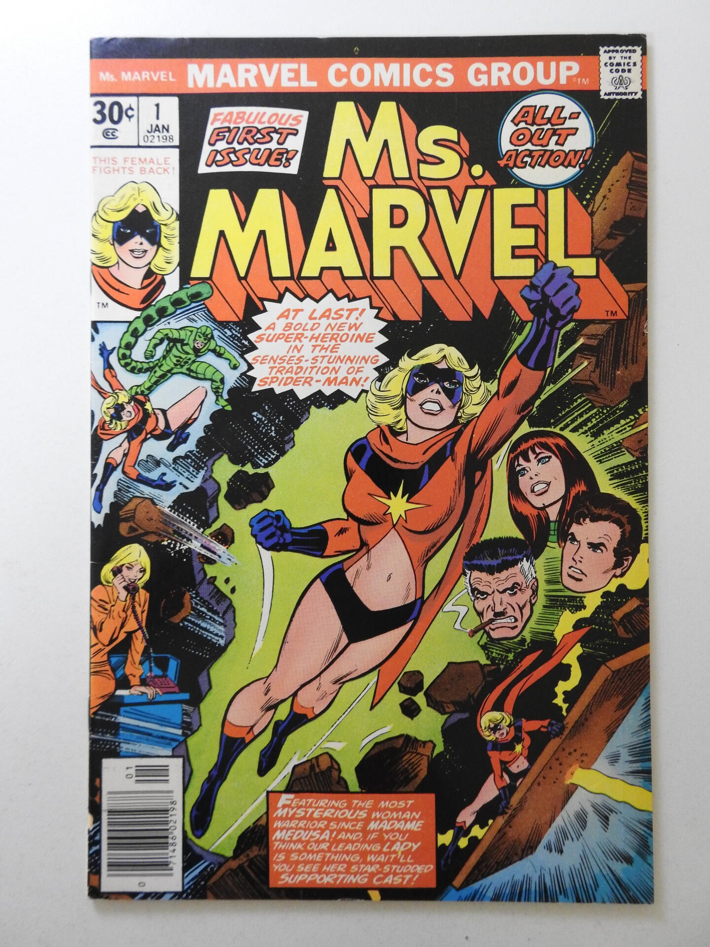 Ms. Marvel #1 (1977) Solid VG/Fine Condition! KEY BRONZE BOOK! | Comic ...