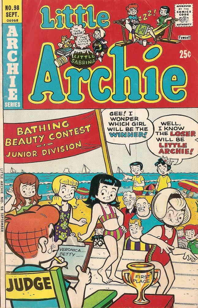 Little Archie #98 GD ; Archie | low grade comic September 1975 Bathing ...