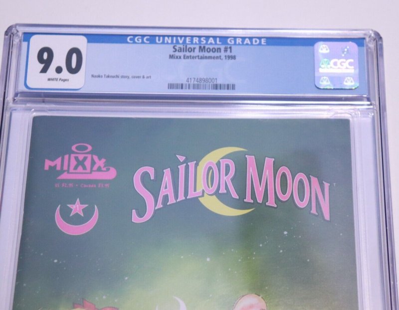 Sailor Moon #1 CGC 9.0 Mixx Entertainment 1998 | Comic Books - Modern ...