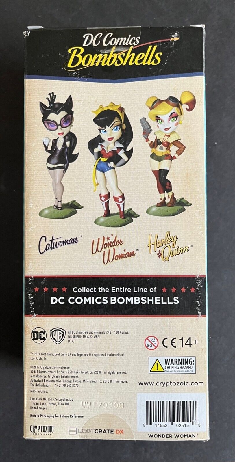 DC Comics Loot Crate Exclusive Bombshells Metallic Wonder Woman Vinyl ...