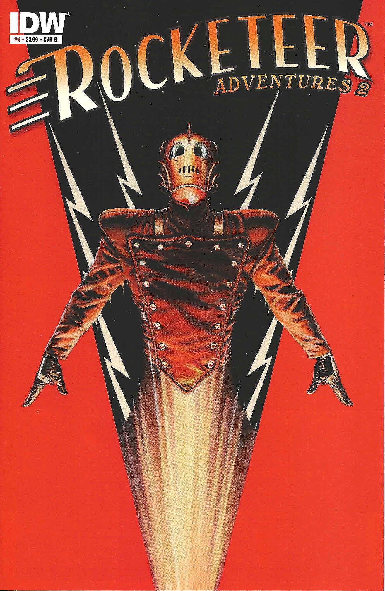 Rocketeer Adventures (Vol. 2) #4B FN ; IDW | Dave Stevens Variant ...