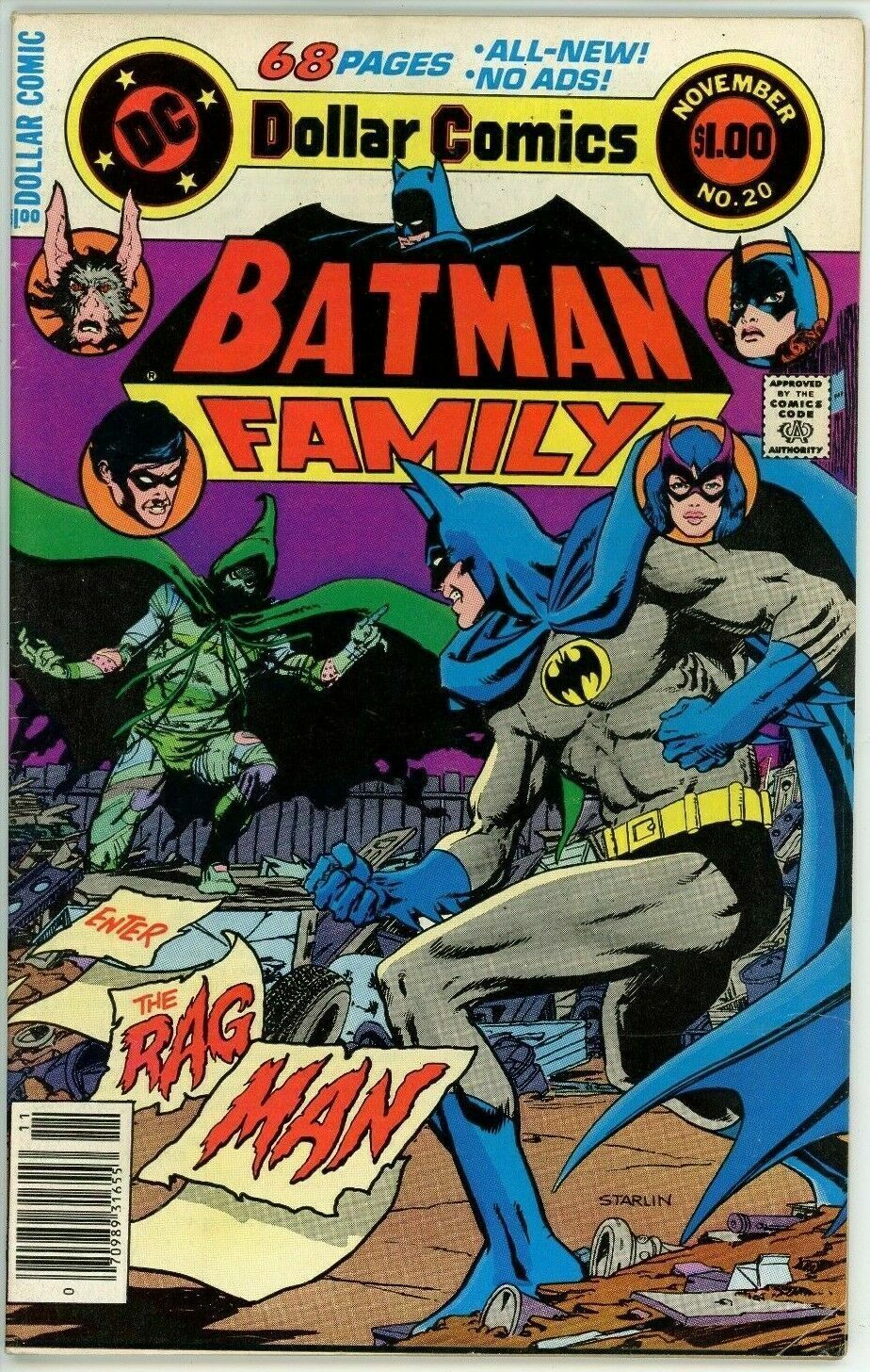 Batman Family #20 (1975) - 6.0 FN *Enter the Ragman* Starlin Cover ...