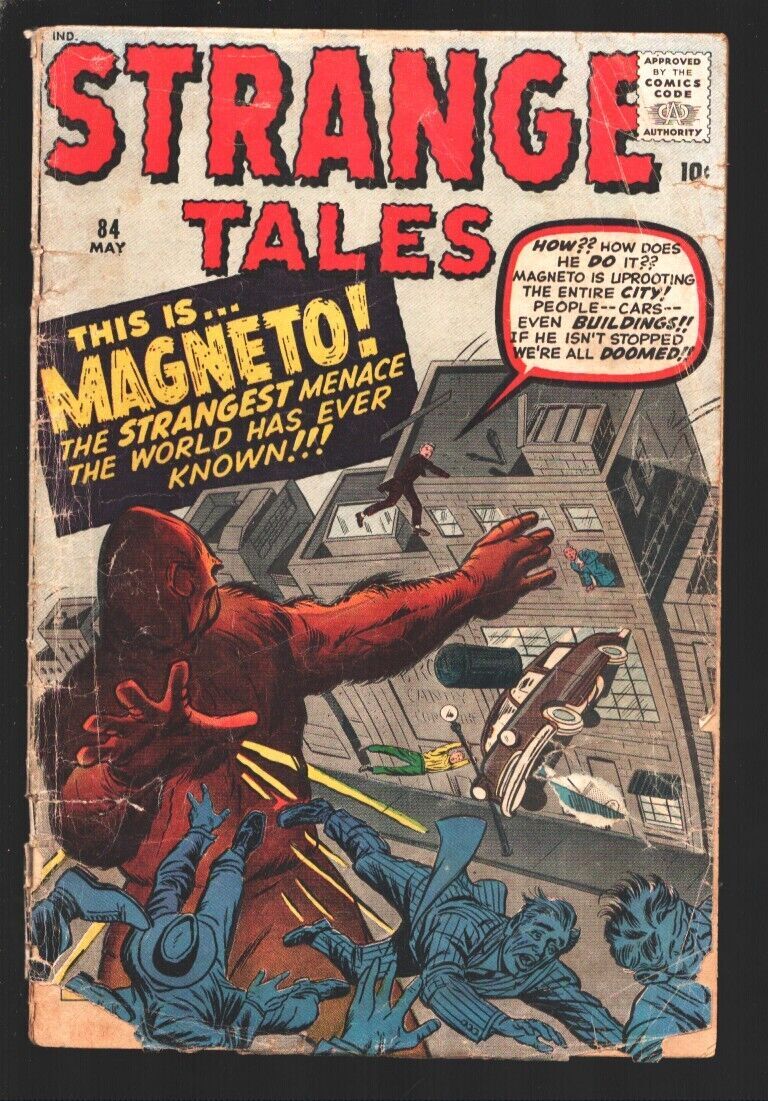 Strange Tales #84 1961- Magneto Prototype issue-Ditko and Kirby art-G ...
