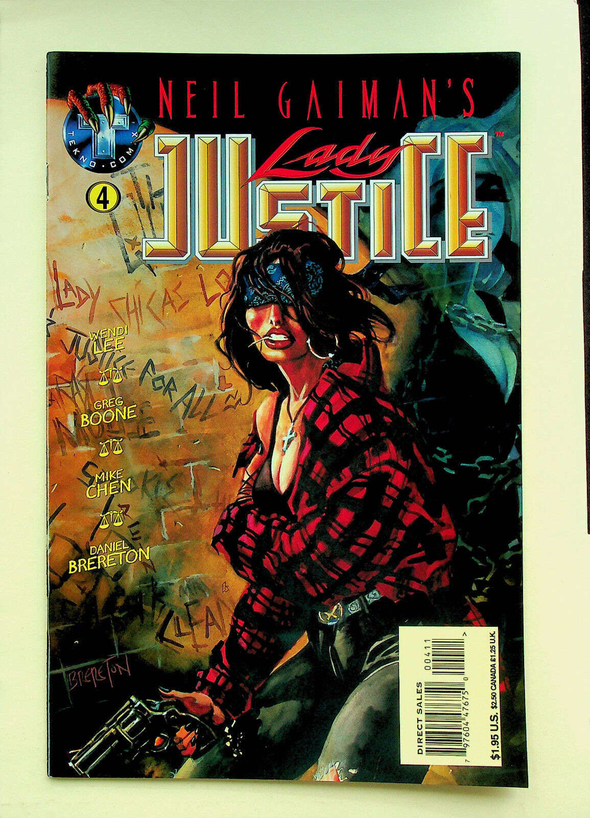Neir Gaiman's Lady Justice #4 (Dec 1995, Image) - Near Mint | Comic ...