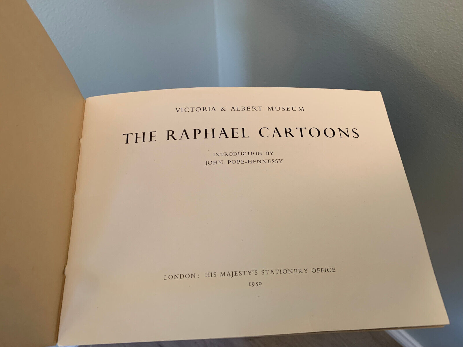 The Raphael Cartoons London 1950 Victoria & Albert Museam Picture Book ...