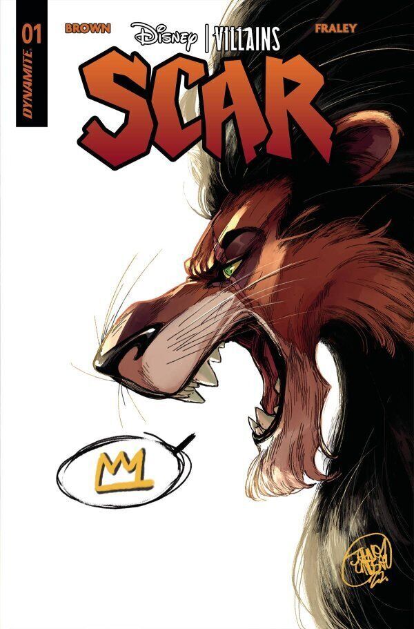 Disney Villains: Scar #1 NM Variation Selection Dynamite Entertainment ...