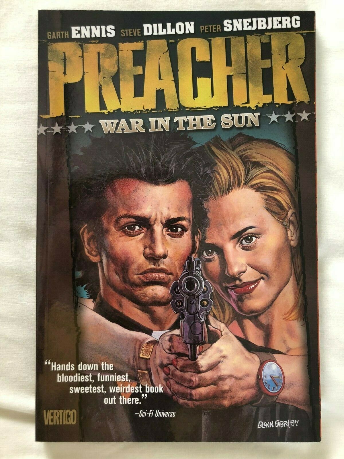 PREACHER - FOUR (4) Trade PaperBacks (TPB) - Volume 3, 4, 5, & 6 (Garth ...