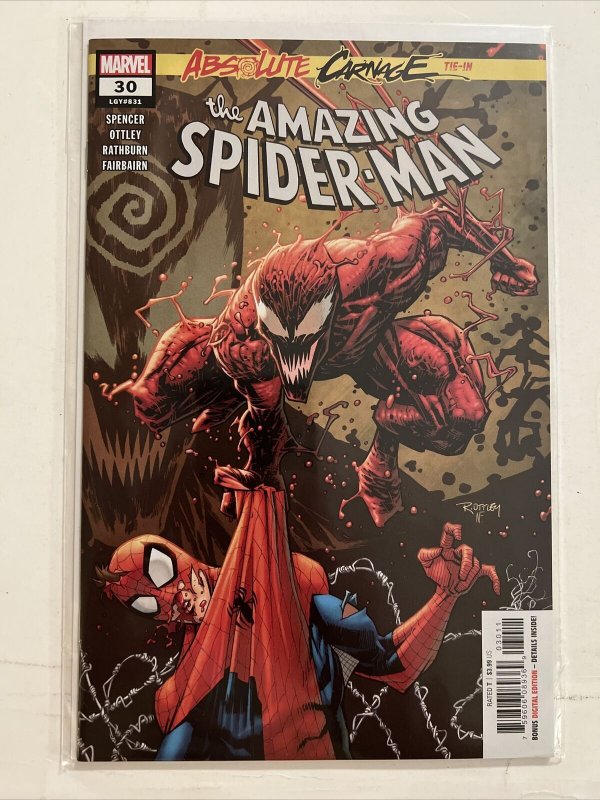 The Amazing Spider-Man #30 & #31 Absolute Carnage Tie In (2019) Lot of ...