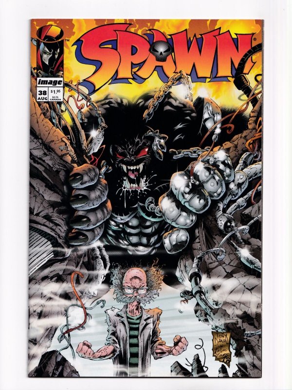 Spawn #38 Image Comics 1995 Sharp Copy NM+ 1st Appearance and Origin Cy ...