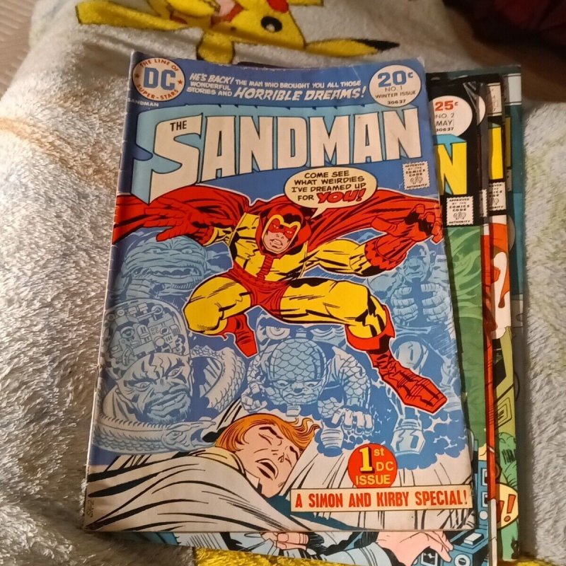 Sandman #1 KEY 2 3 4 5 6 COMPLETE SERIES lot run SET! DC Comics 1974 ...