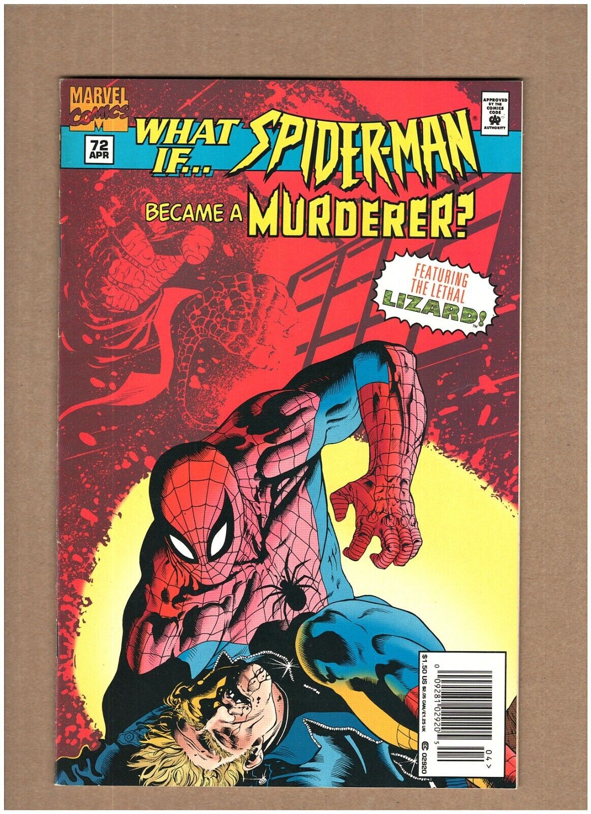What If? #72 Newsstand Marvel 1995 Spider-man Became A Murderer? VF+ 8. ...
